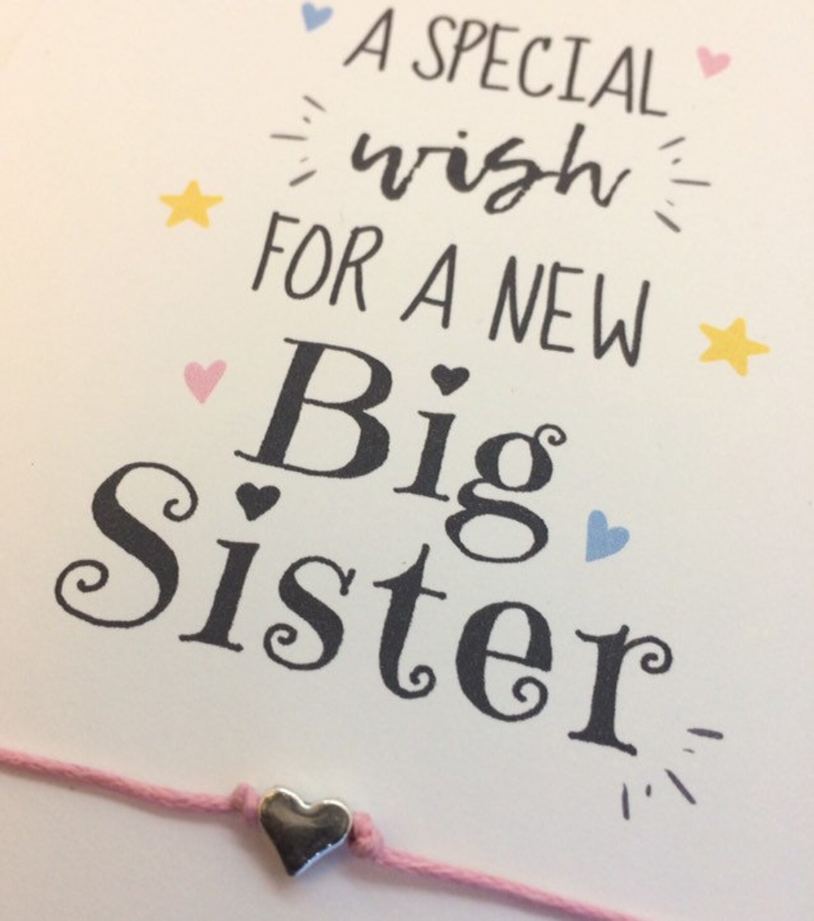 New Big Sister Card New Baby Brother Gift Newborn | Etsy