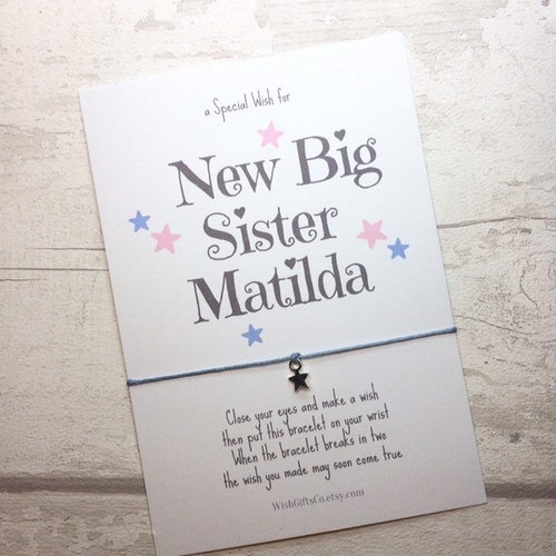 New Big Sister New Big Brother Congratulations Card - Etsy