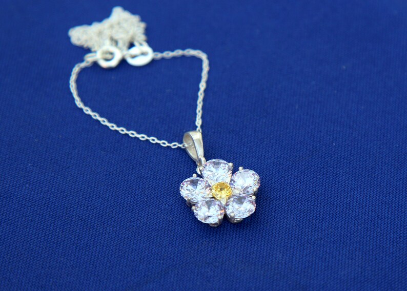 Silver Pendent Necklaces 925 Forget Me Not ARMENIAN ANMORUK - Etsy