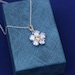 Silver Pendent Necklaces 925 Forget Me Not ARMENIAN ANMORUK Flower ...