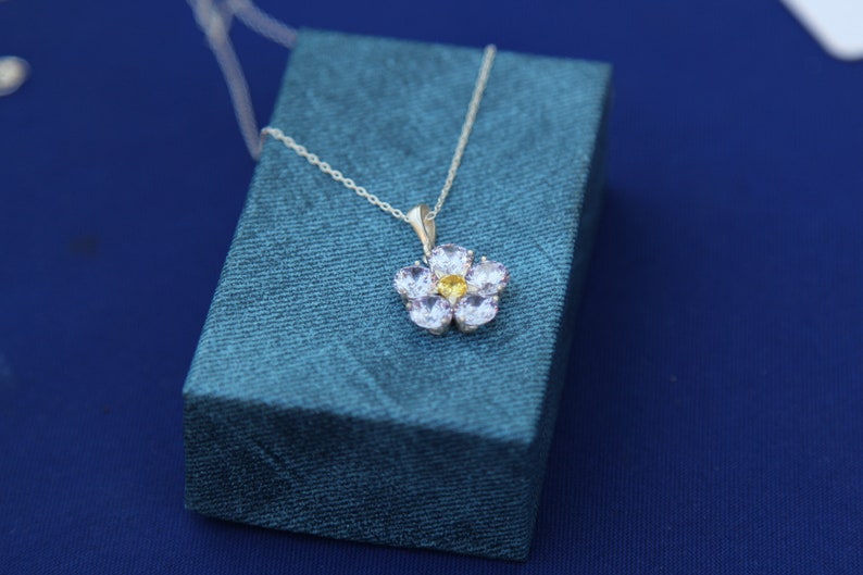 Silver Pendent Necklaces 925 Forget Me Not ARMENIAN ANMORUK - Etsy