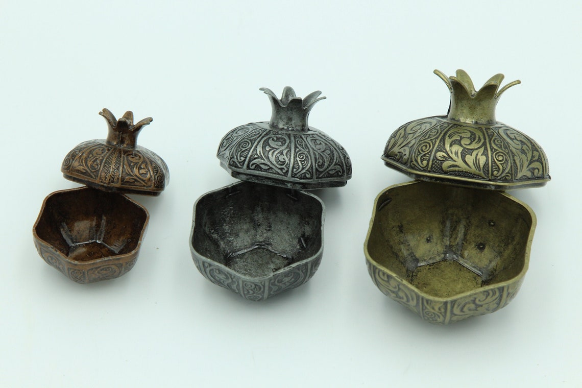 Ring Container Jewelry Box Gift Box Pomegranate Form Engraving | Etsy