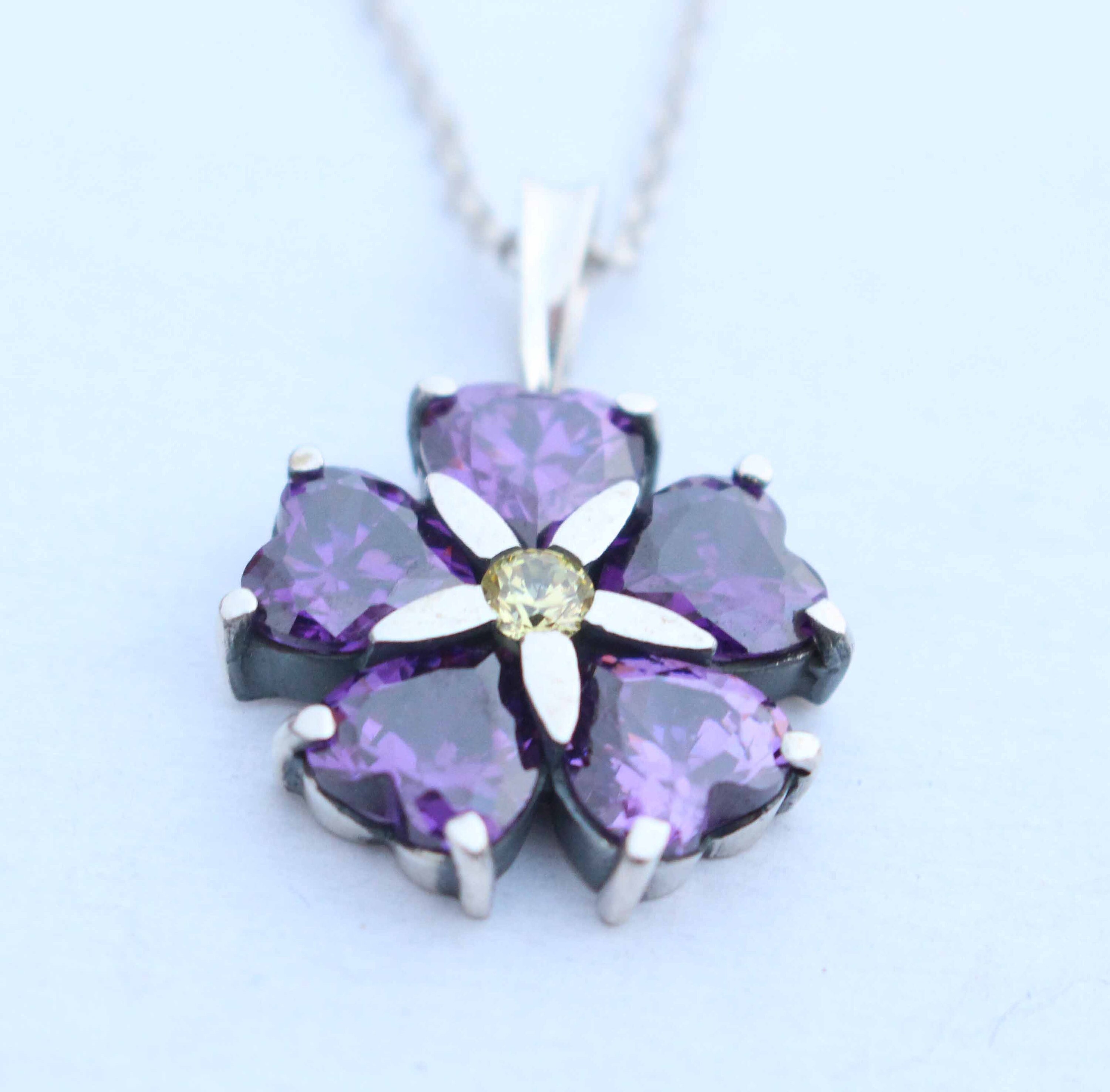 ANMORUK Forget Me Not Flower Sterling Silver 925 ARMENIAN - Etsy