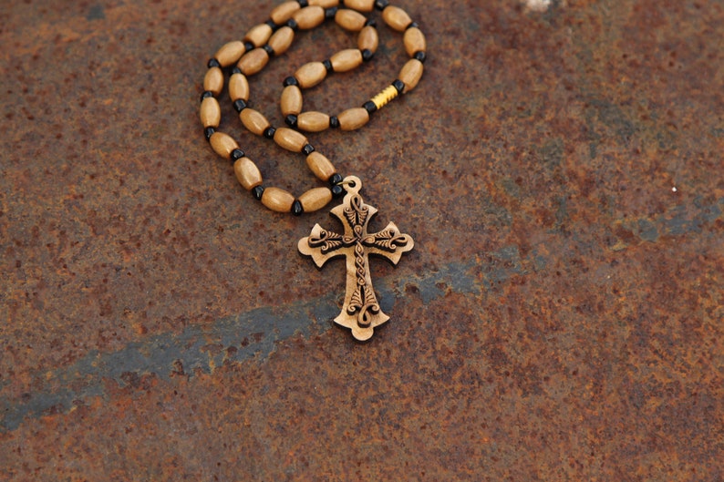 Croix arménienne en bois, collier Croix, pendentif croix, Croix faite ...