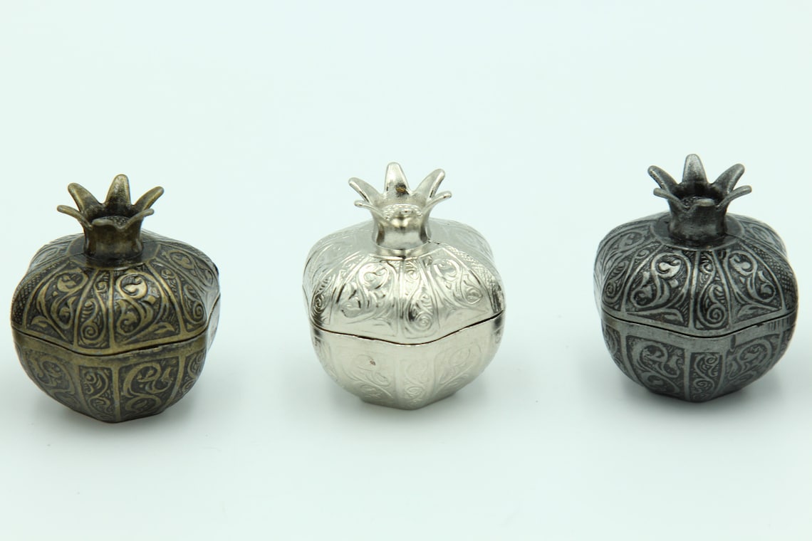 Ring Container Jewelry Box Gift Box Pomegranate Form Engraving | Etsy