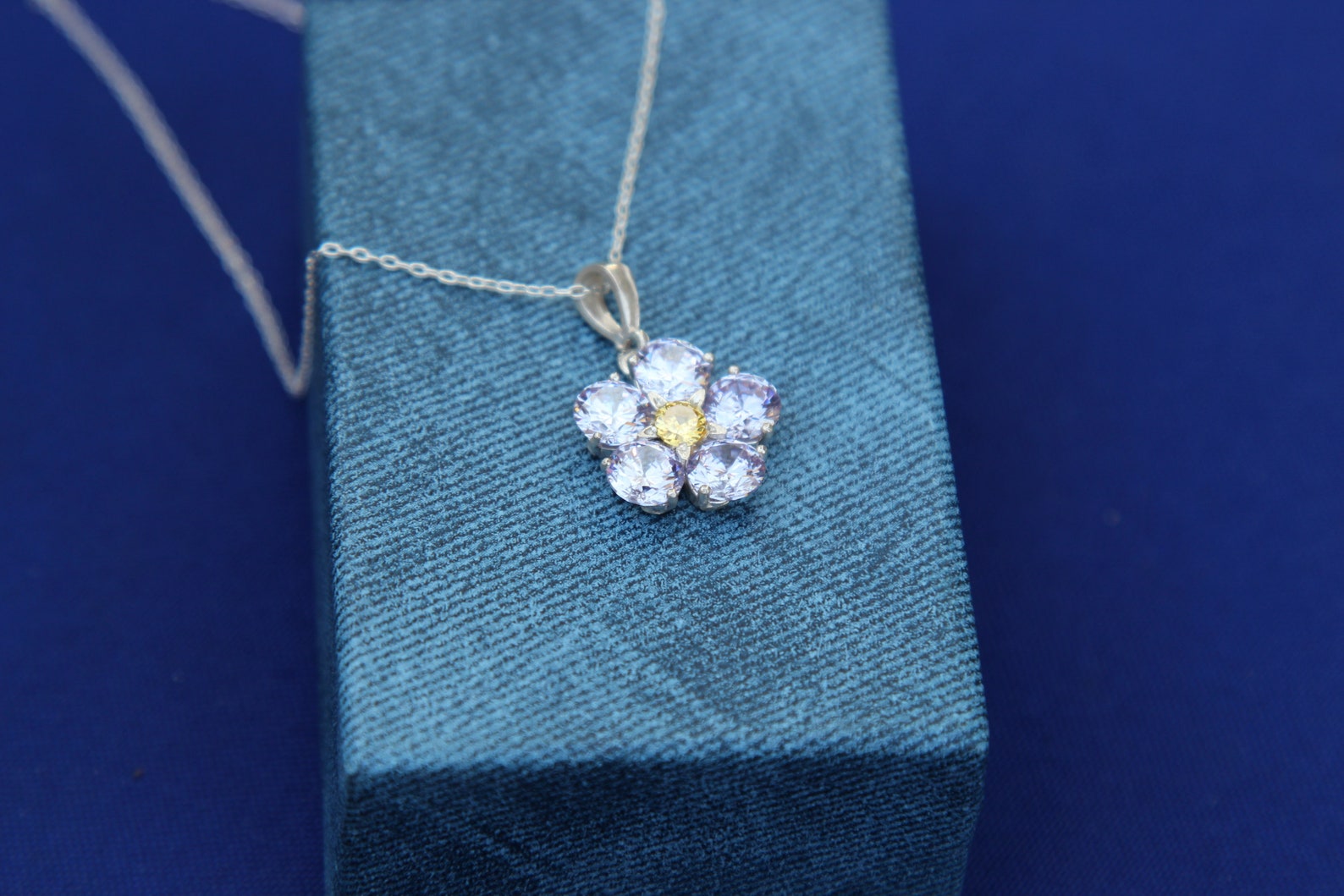 Silver Pendent Necklaces 925 Forget Me Not ARMENIAN ANMORUK Flower ...