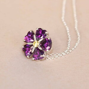 ANMORUK Forget Me Not Flower Sterling Silver 925 ARMENIAN Genocide ...