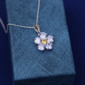Silver Pendent Necklaces 925 - Forget Me Not ARMENIAN ANMORUK Flower ...