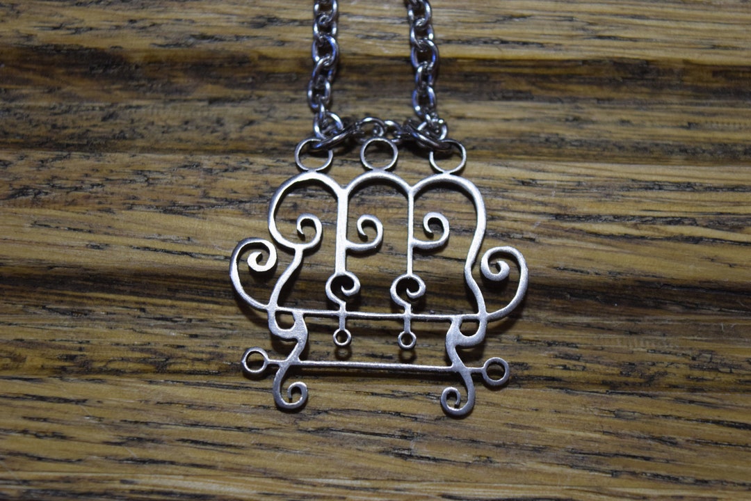 Paimon of Sigil Pendant Stainless Steel Necklace 3 Legs King Sigil ...