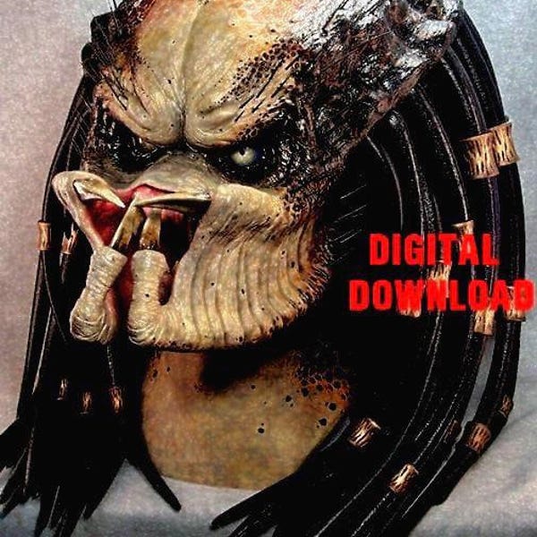 Predator Face Mask - Etsy