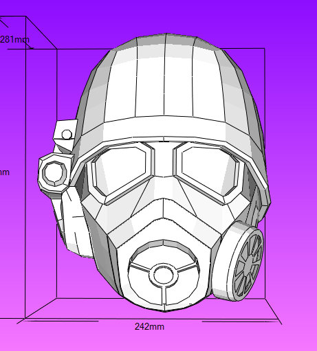 Fallout New Vegas Ncr Veteran Ranger Helmet Templates for Eva Foam ...