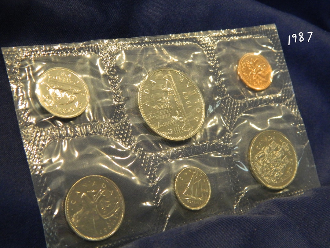 Birth Year Coin Sets 1983-87 Uncirculated Birth Year Coins 1.00, 0.50 ...