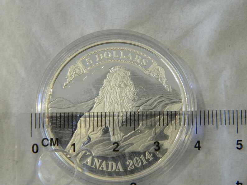 British American Banknotes Lion Icon Coin Lion on a Mountain | Etsy