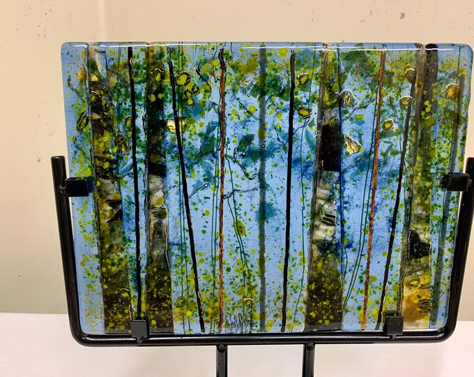Fused Glass Landscape - Etsy