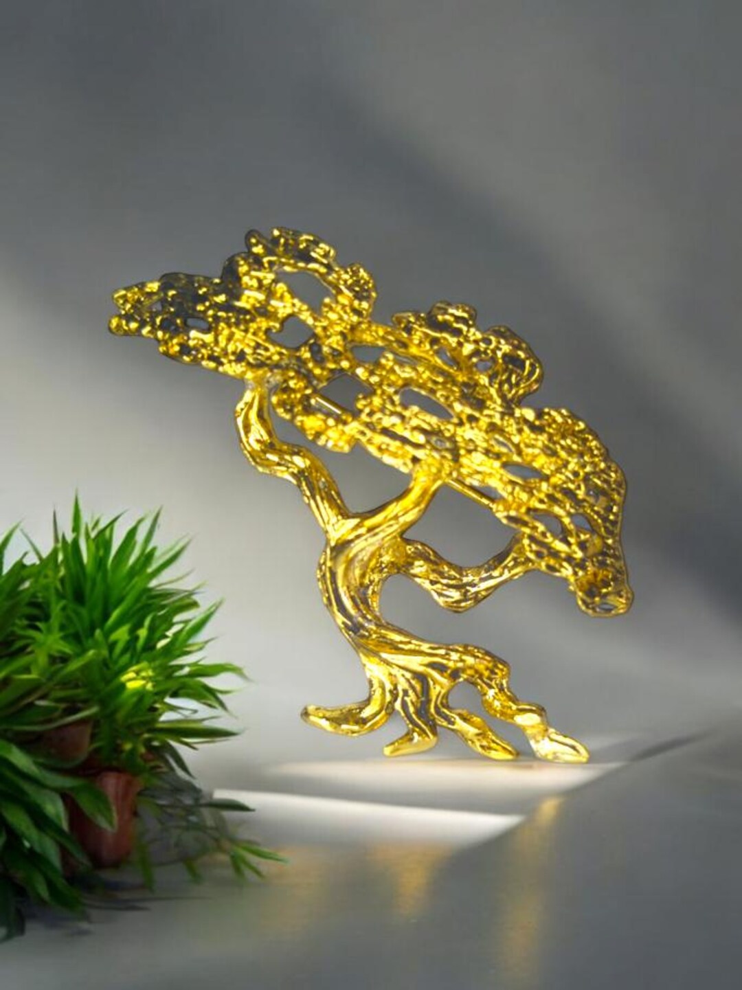 Vintage Tortolani Bonsai Tree Brooch Unique Costume Jewelry Collectible ...