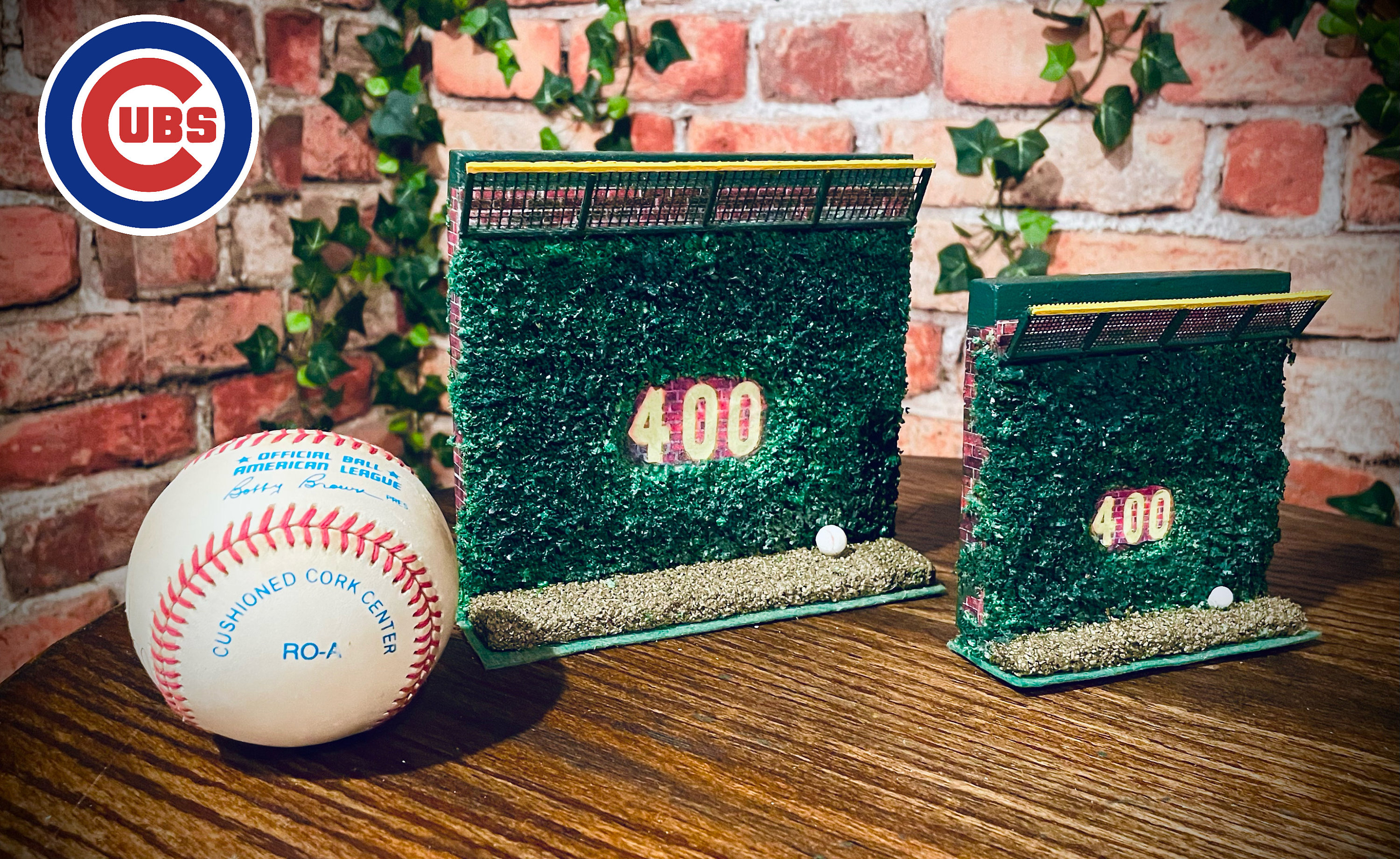 Wrigley Field Handmade 400 Desktop Ivy Wall Display 3 - Etsy