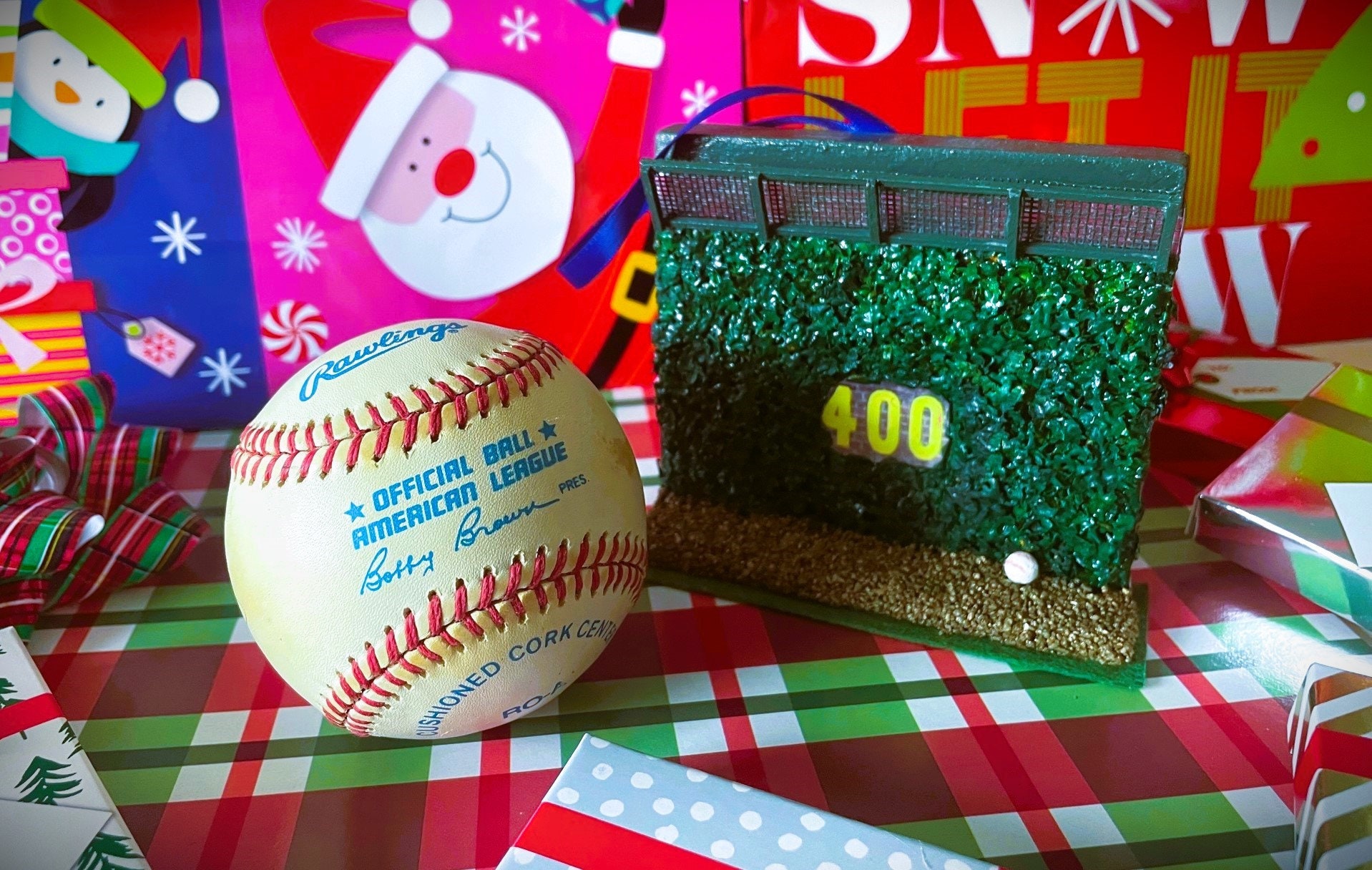 Classic Wrigley Field Chicago Cubs Ivy Christmas Ornament - Etsy