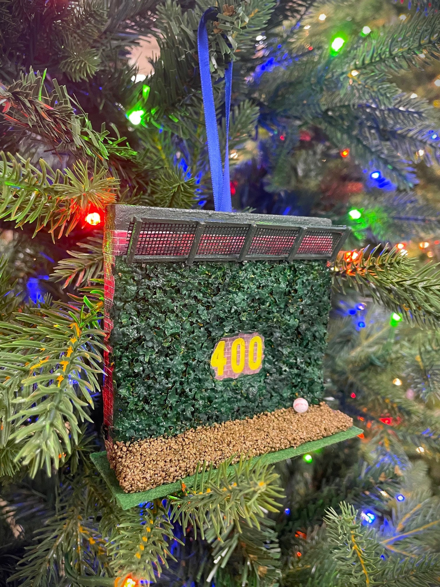 Classic Wrigley Field Chicago Cubs Ivy Christmas Ornament - Etsy