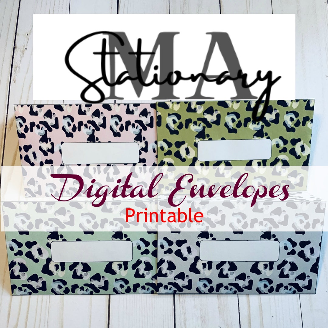 PDF Printable Cash Envelopes ~ Expense Tracker. - Etsy