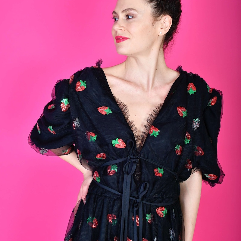 Strawberry Dress Women - Etsy