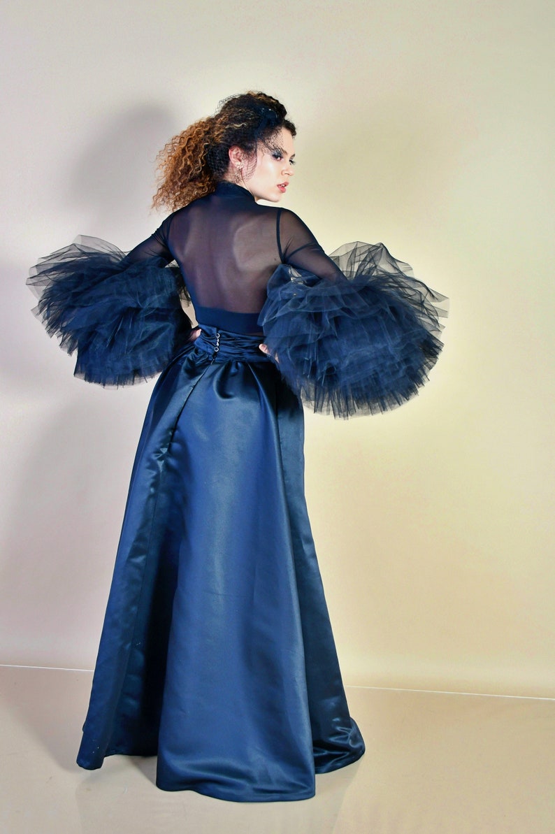 Gothic Bodysuit/ Black Bodysuit/ Transparent Bodysuit/ Tulle Bodysuit ...