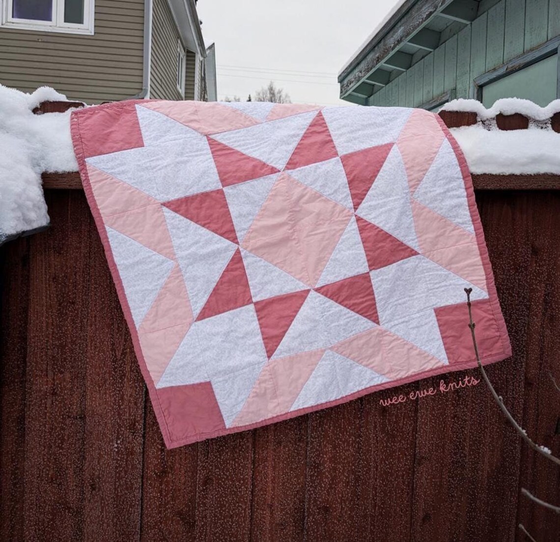 Ribbon Flower Baby Quilt Pattern PDF* Easy Quilting Throw Blanket - Etsy