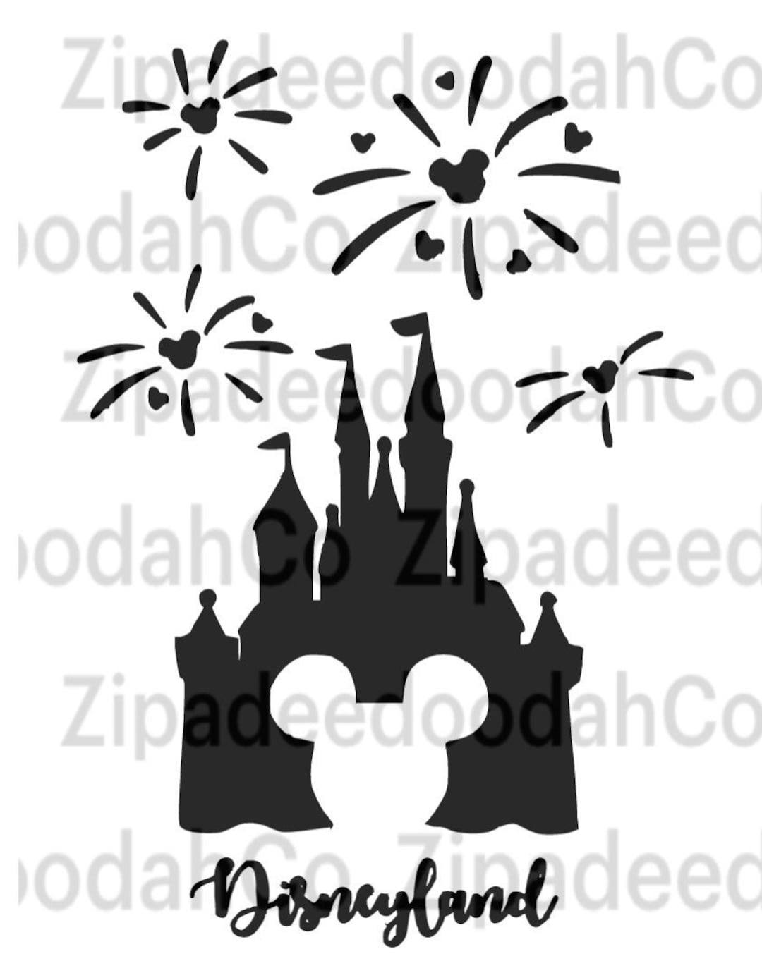 2 Disneyland Castle Images FOR SVG or Other Crafts - Etsy