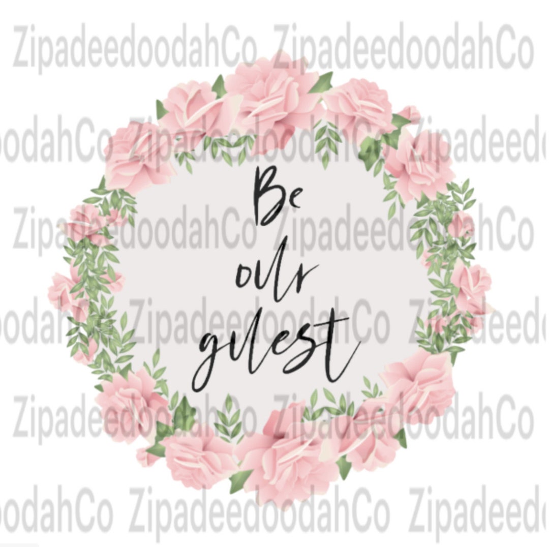 Be Our Guest Print - Etsy