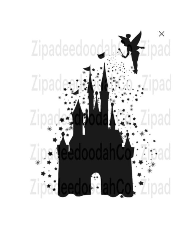 Castle With Tinkerbell Image - Etsy