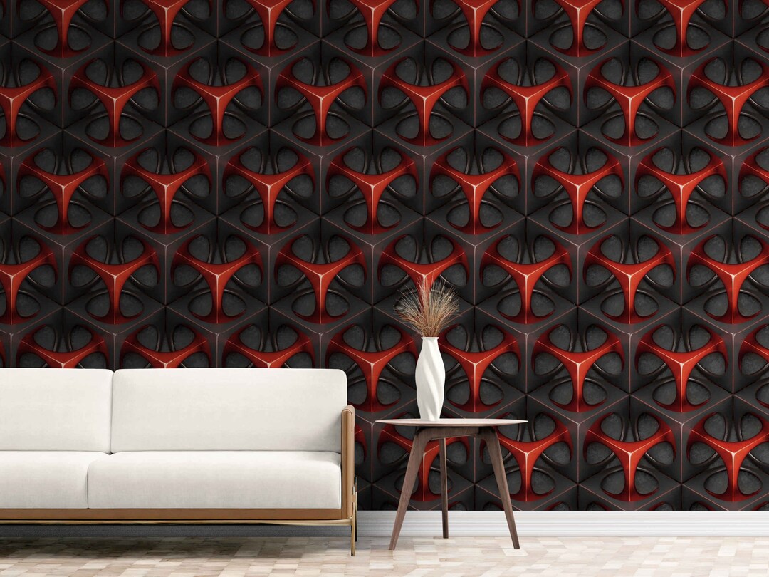 Game Room 3D Mural Futuristic Wall Murals Modern Peel and Stick ...