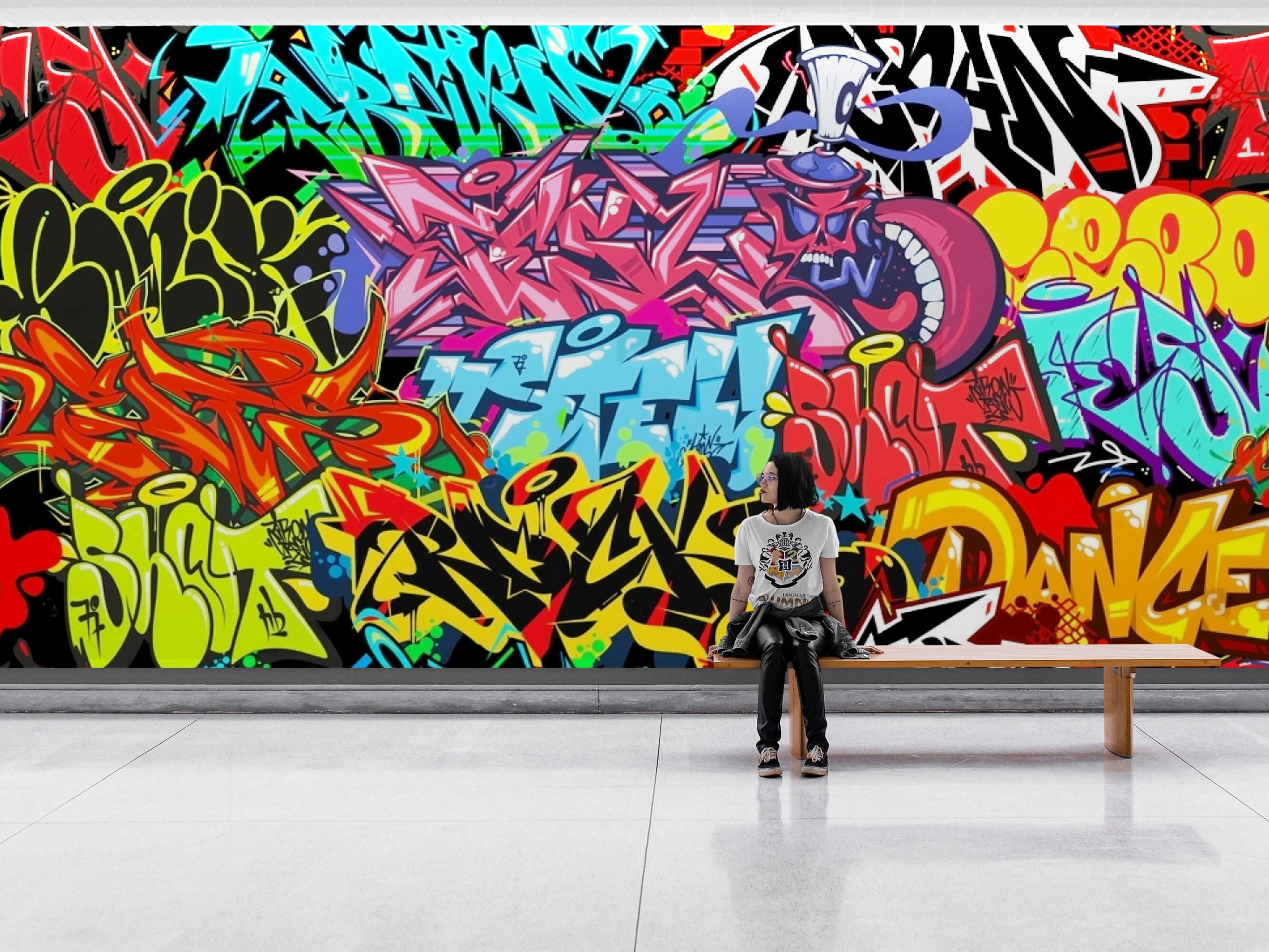 Street Art Graffiti Murals Peel and Stick Wallpaper Graffiti Wall Paper ...