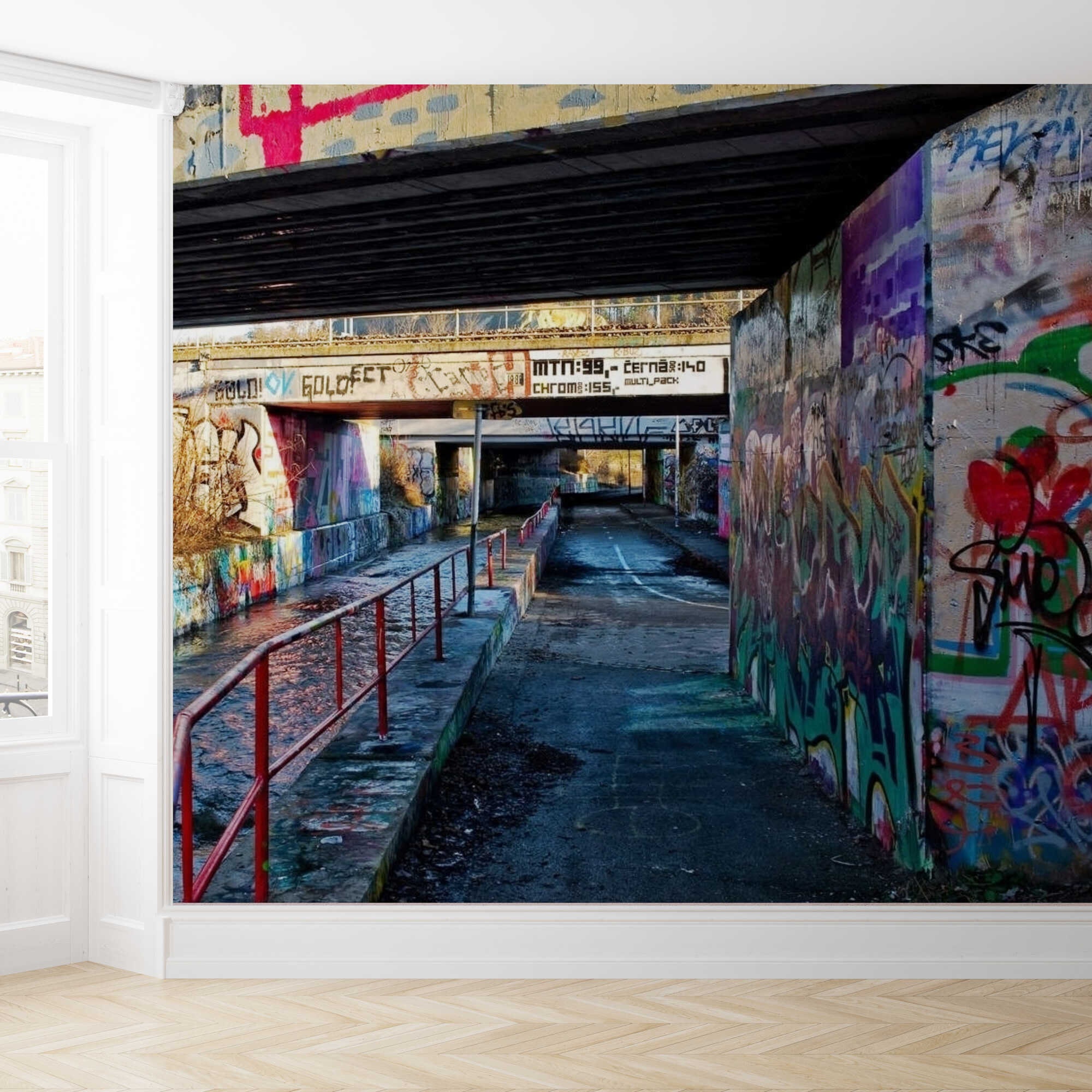 Street Art Graffiti Murals Peel and Stick Wallpaper Graffiti Wall Paper ...