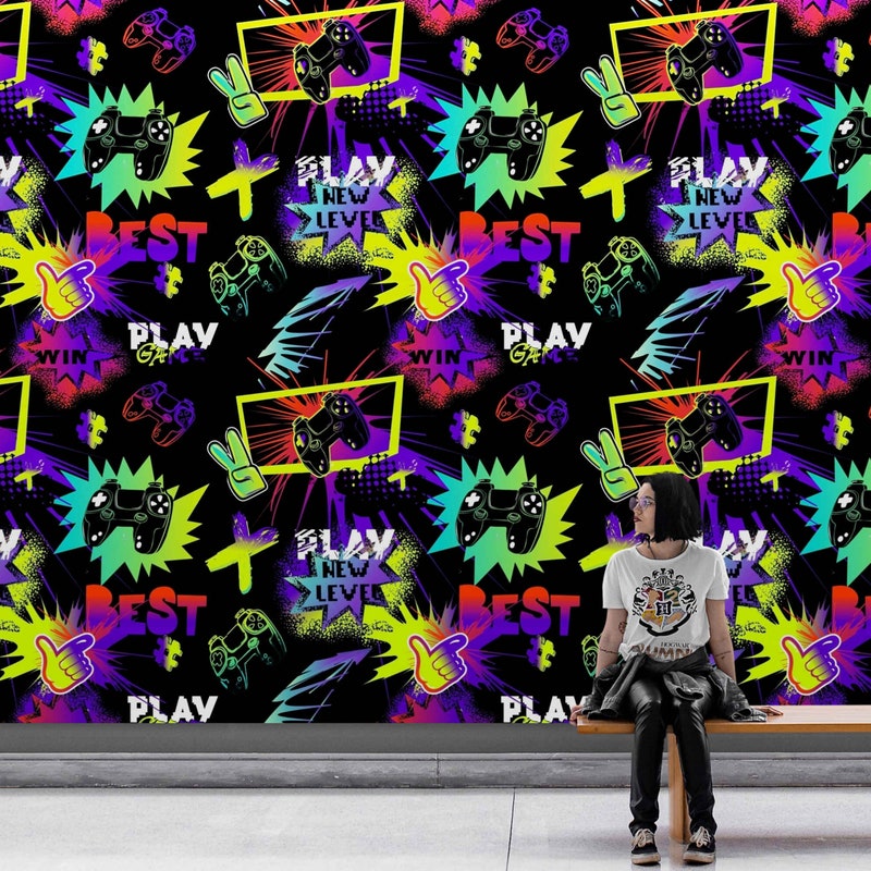 Video Game Mural - Etsy