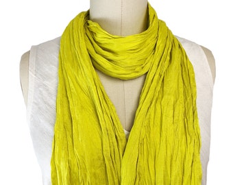 Chartreuse Scarf | Etsy