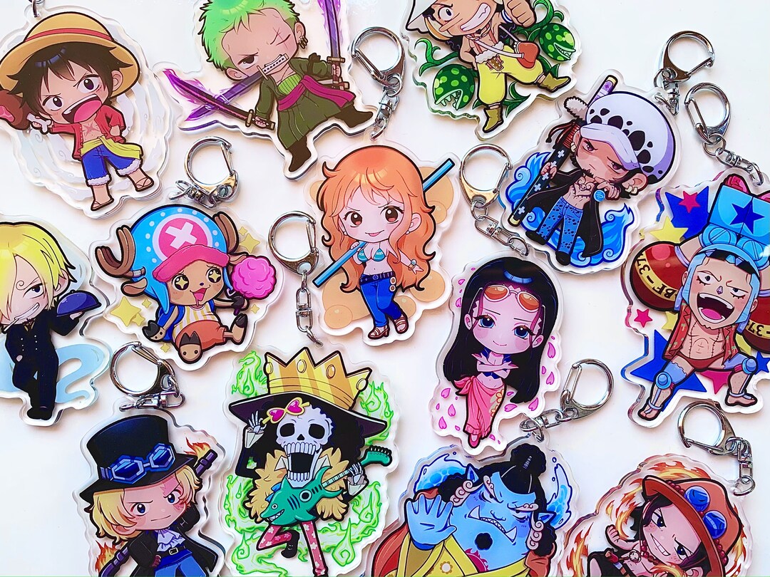 Anime Pirates Friends Acrylic Keychain - Etsy