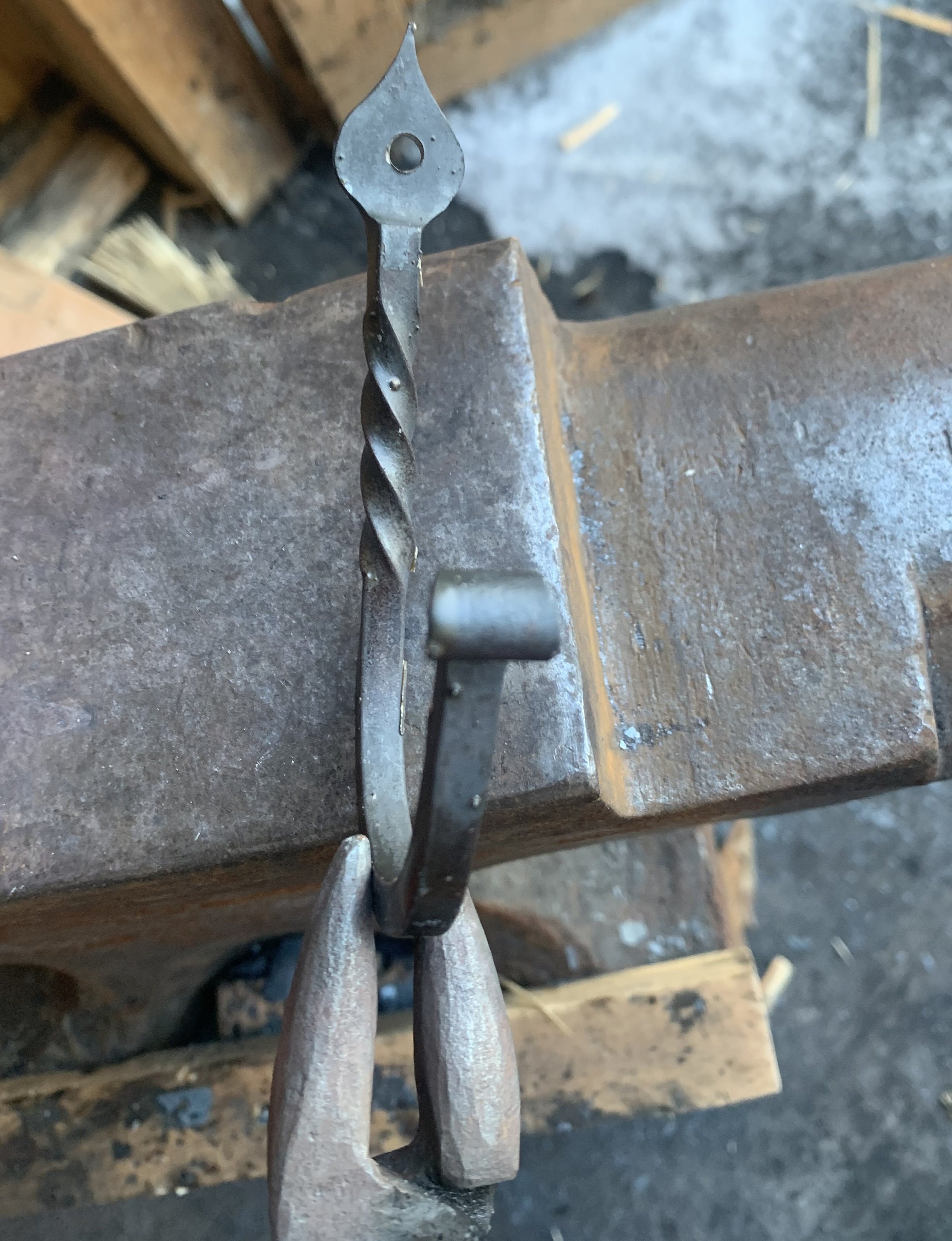 Fish Tail Colonial Hook With Twist - Etsy