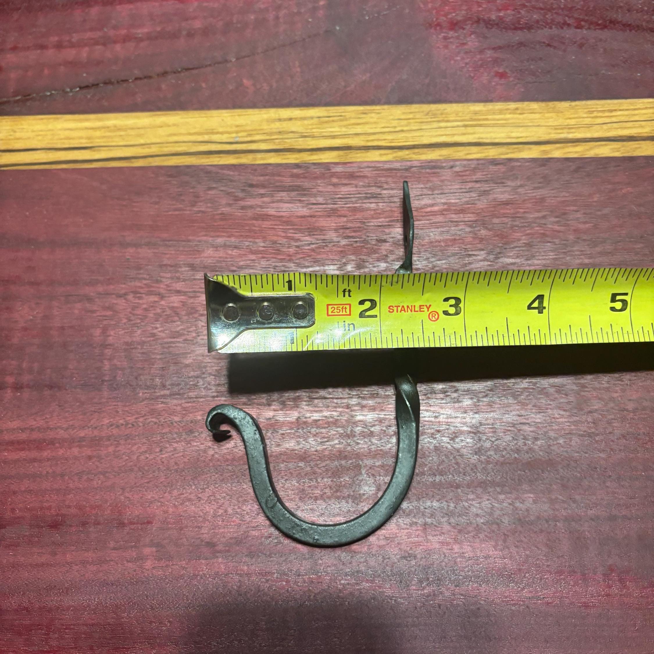 Fish Tail Colonial Hook With Twist - Etsy