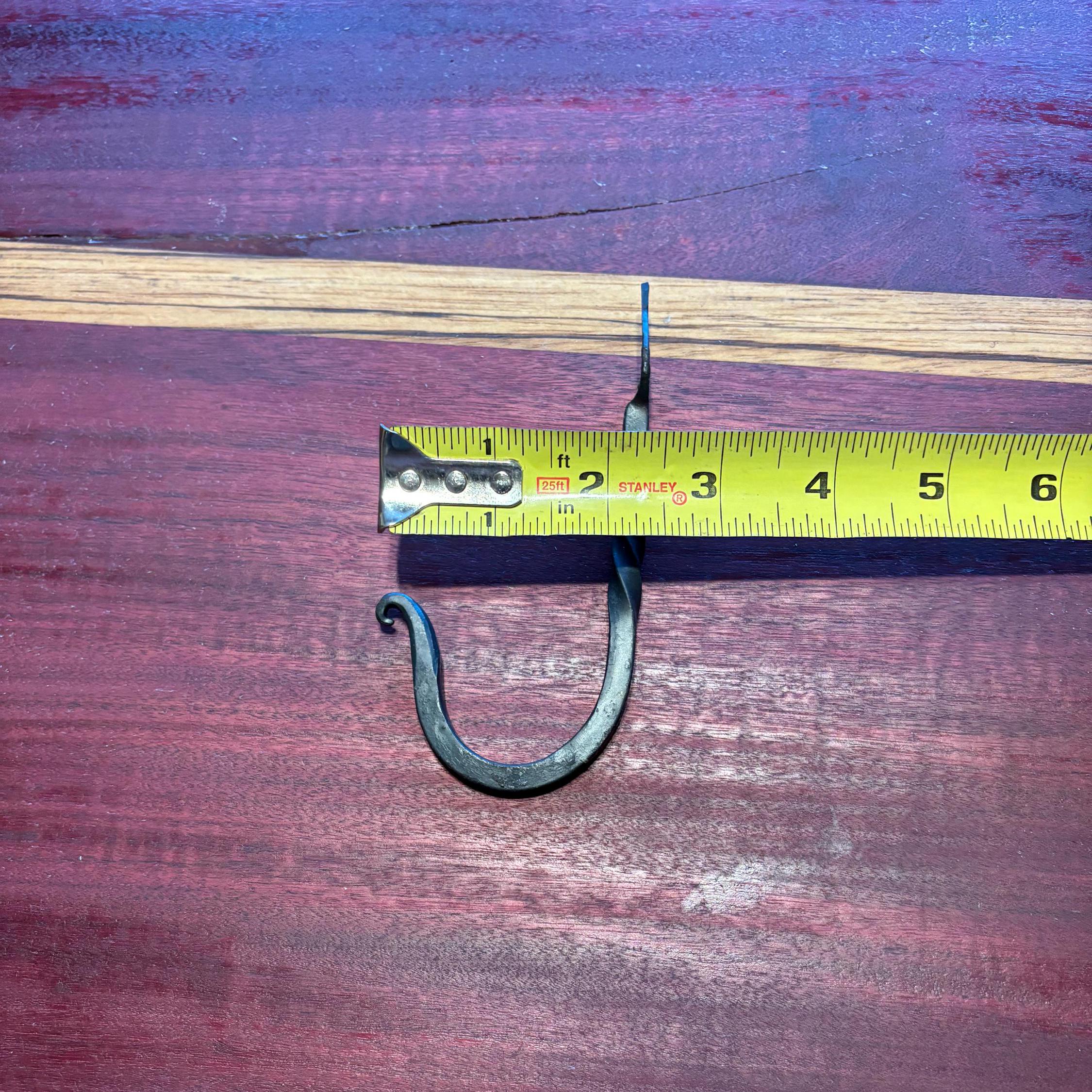 Rat Tail Colonial Hook With Twist - Etsy