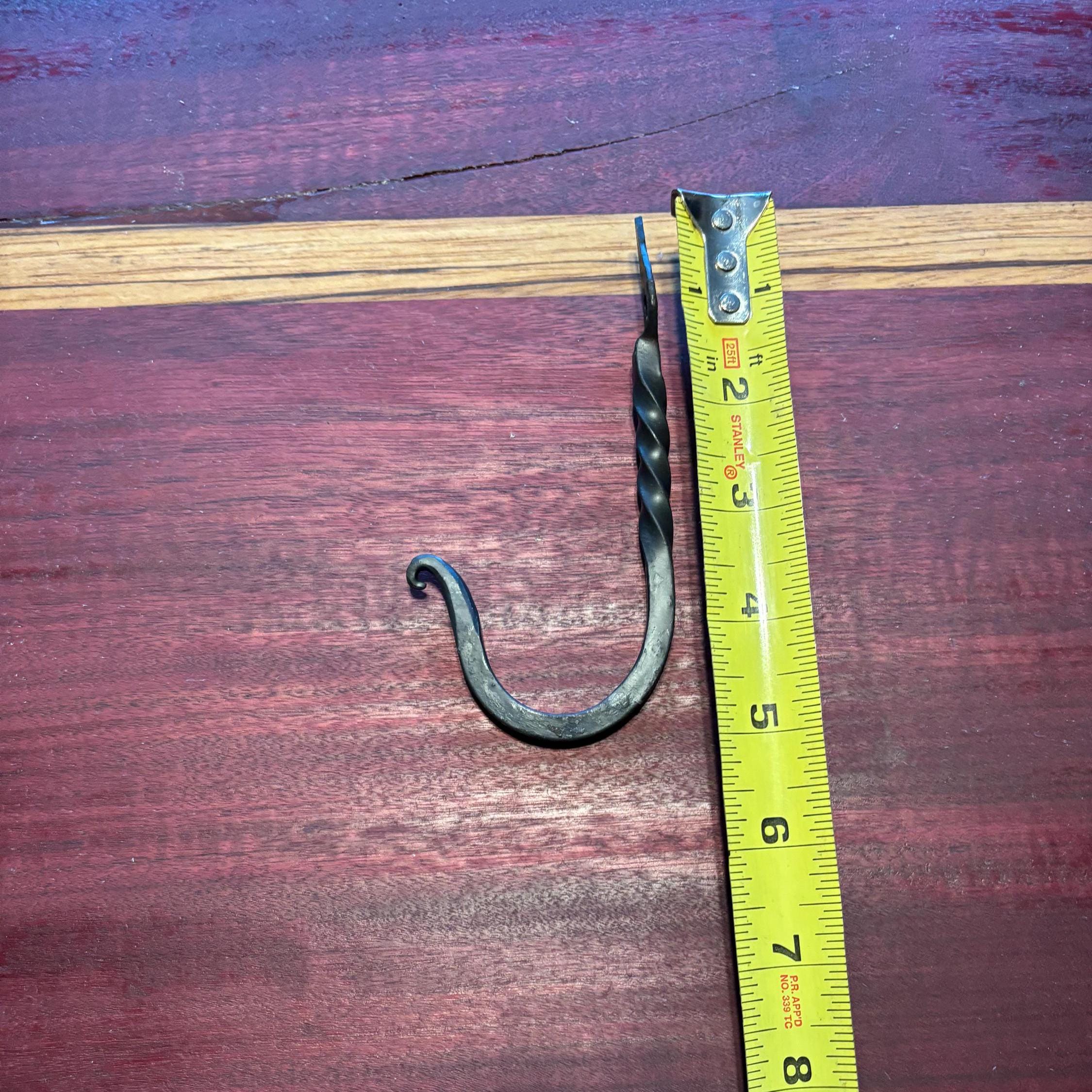 Rat Tail Colonial Hook With Twist - Etsy