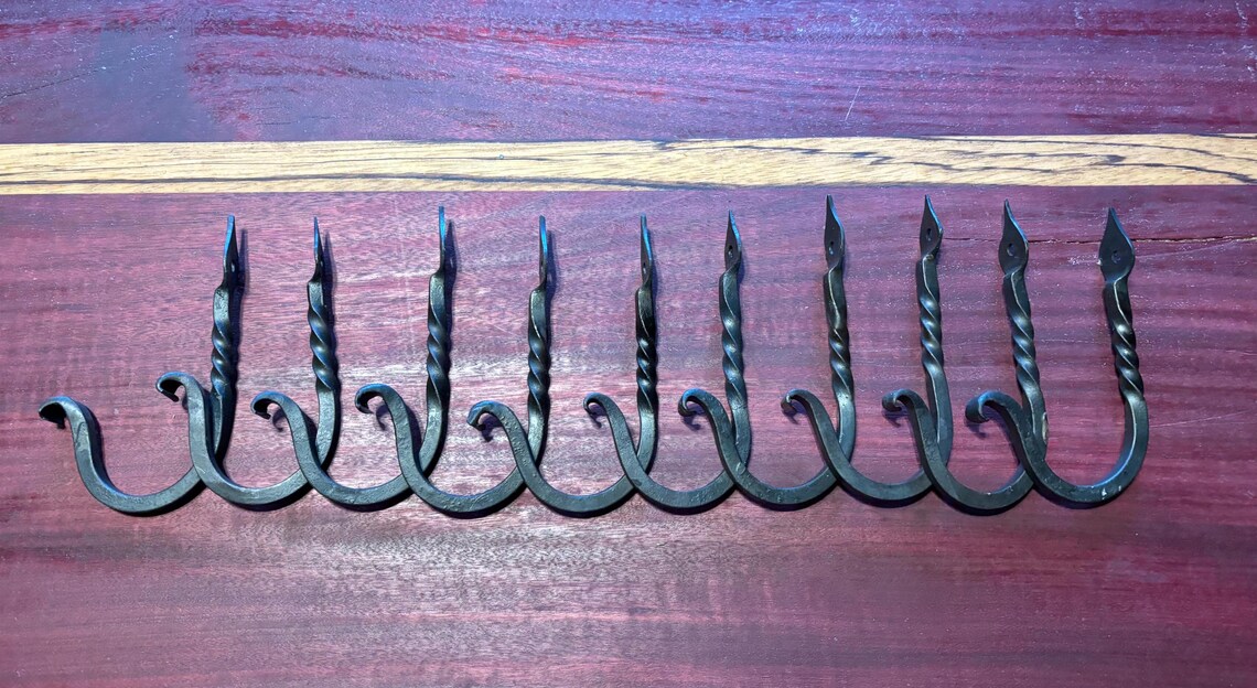 Fish Tail Colonial Hook With Twist - Etsy