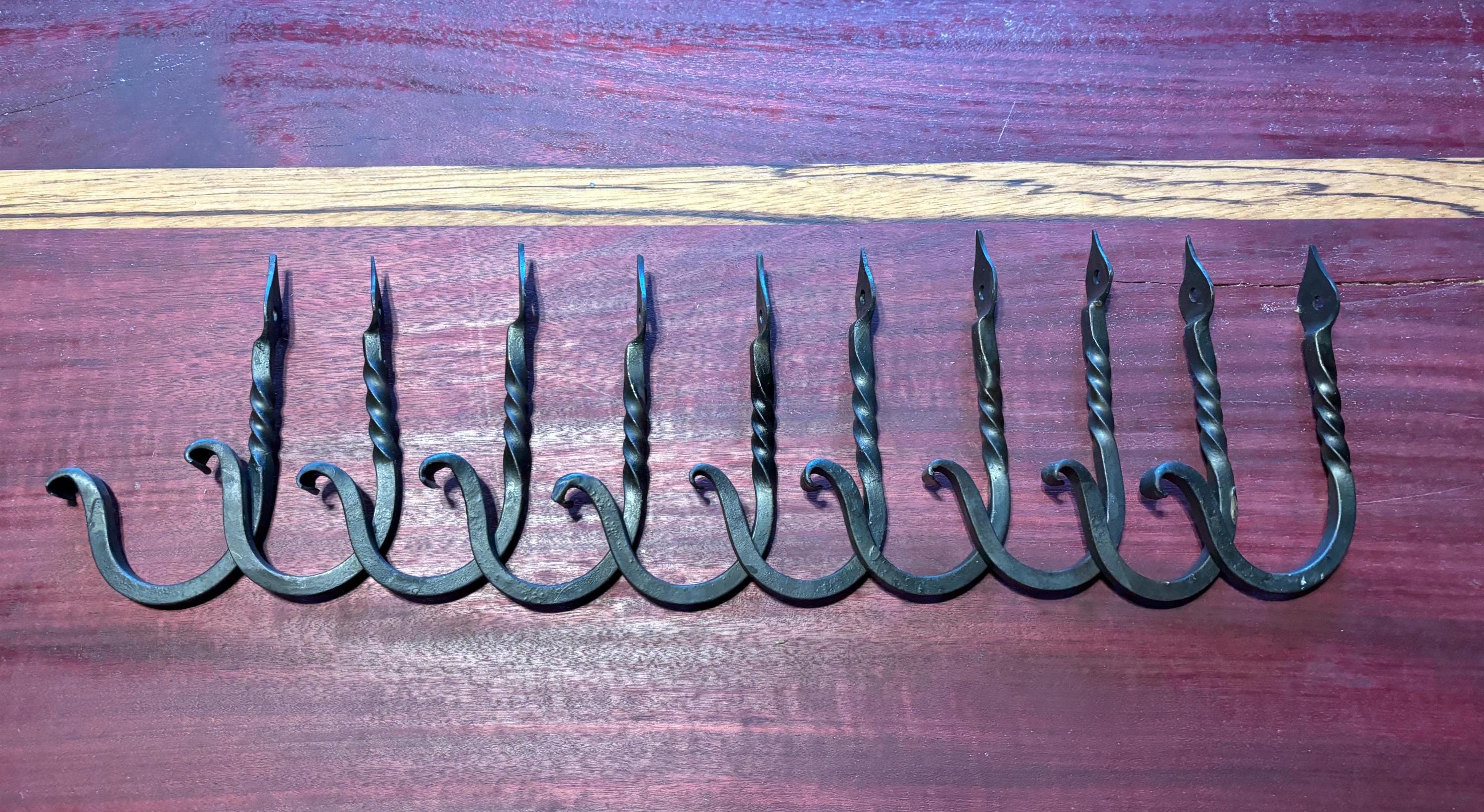 Fish Tail Colonial Hook With Twist - Etsy