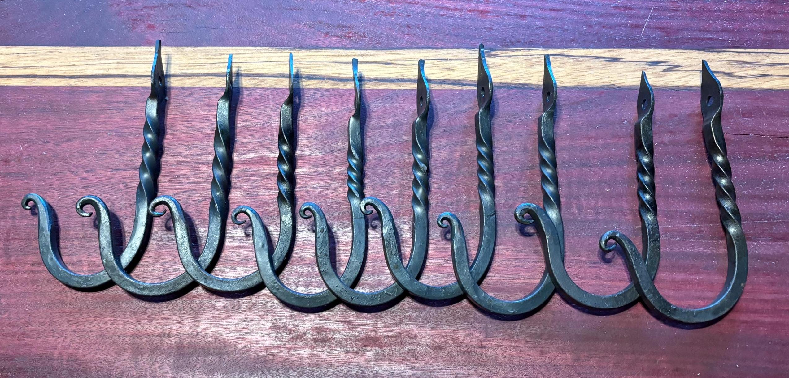 Rat Tail Colonial Hook With Twist - Etsy