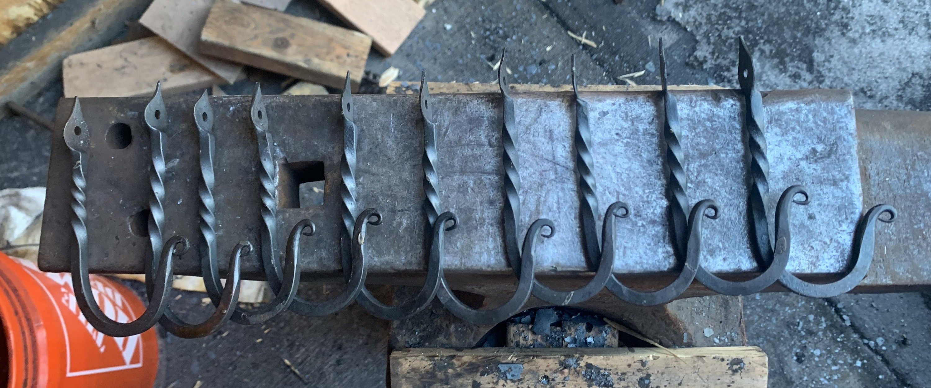 Rat Tail Colonial Hook With Twist - Etsy