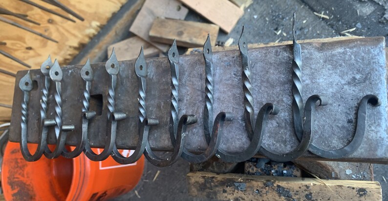 Fish Tail Colonial Hook With Twist - Etsy