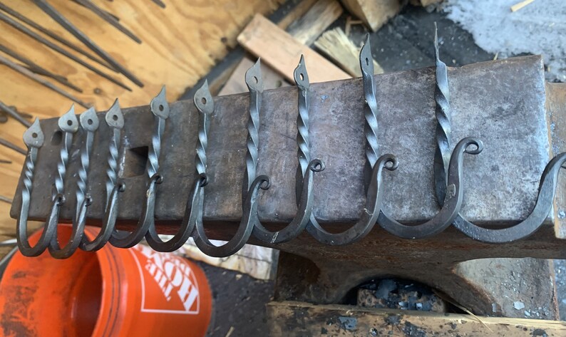 Rat Tail Colonial Hook With Twist - Etsy