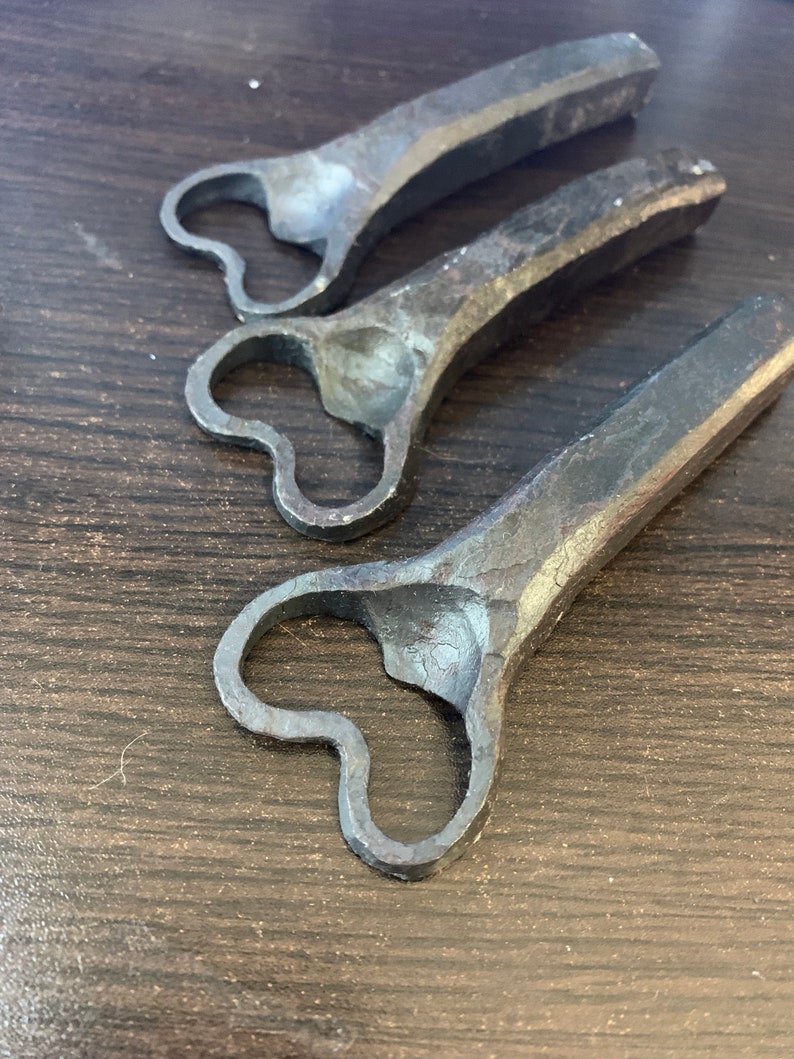 Hand Forged Heart Shaped Bottle Opener - Etsy