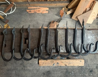 Rat Tail Colonial Hook With Twist - Etsy