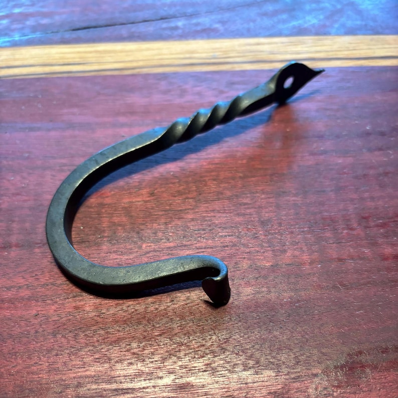Fish Tail Colonial Hook With Twist - Etsy