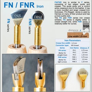 Electric Leather Creaser Iron Tips, Leather Edge Creaser Iron Tip ...