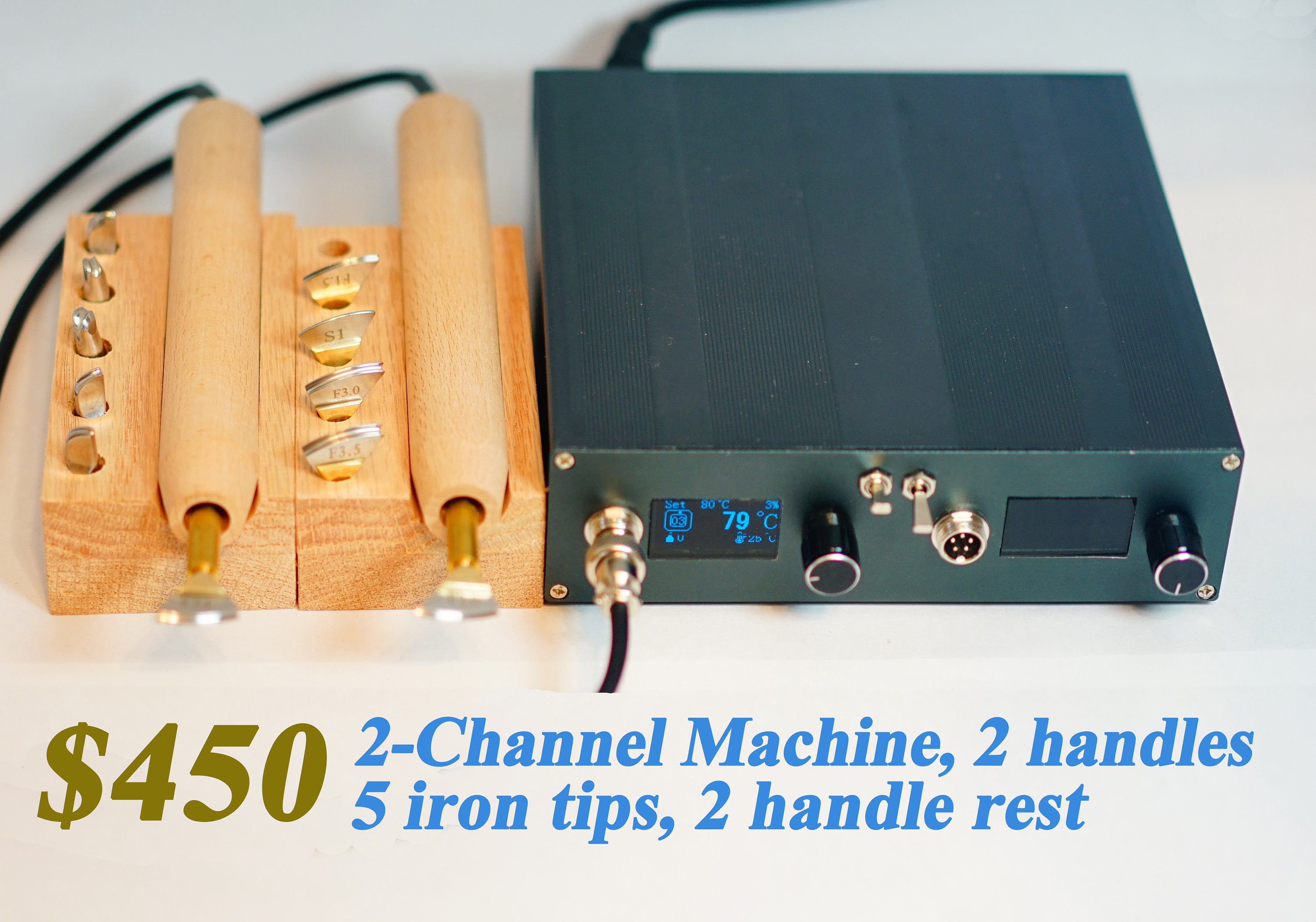 Electric Leather Edge Creaser, Edge Control, Machine, Handle and Iron ...